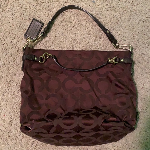 Coach | Bags | Coach Madison Op Art Shoulder Purse | Poshmark